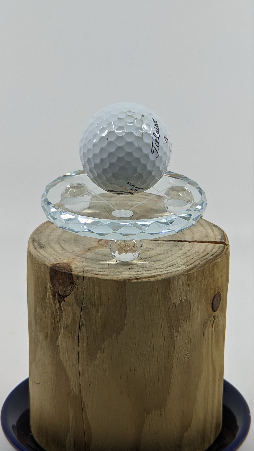 Multi Multiple Sphere Marble Glass Crystal Stone Stand Faceted Gorgeous ...