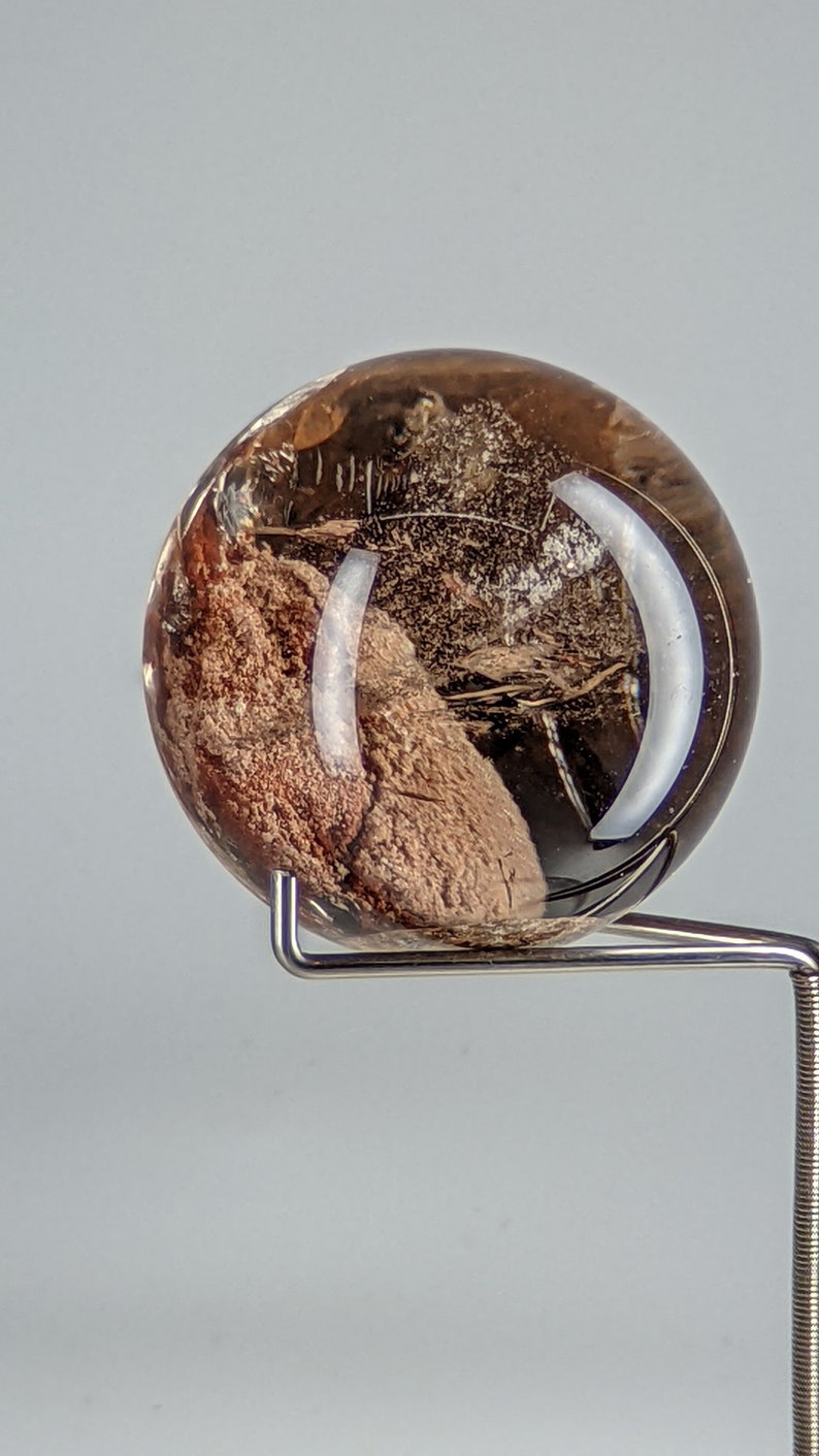 Gorgeous Natural Inclusion Garden Beige Red Rust Brown Phantom - Etsy