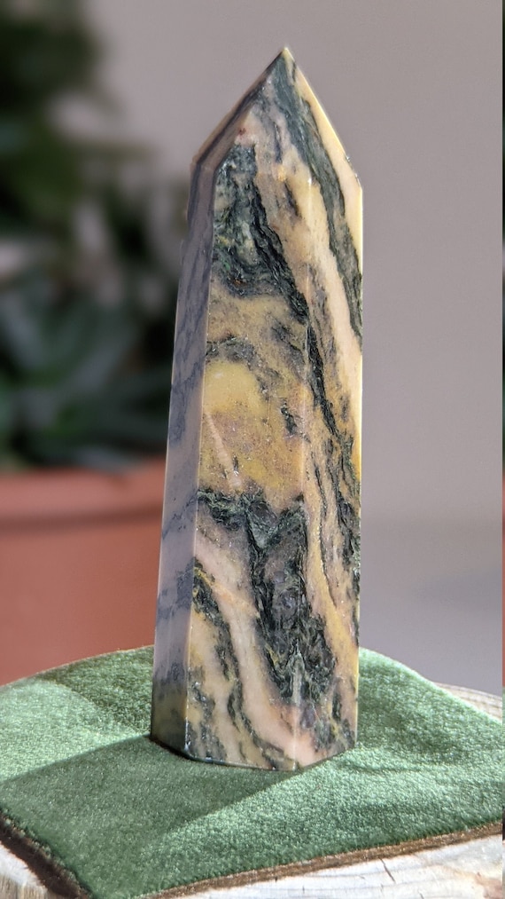 Tiger Skin Wood Jasper Towers Amazing Patterning Strength | Etsy