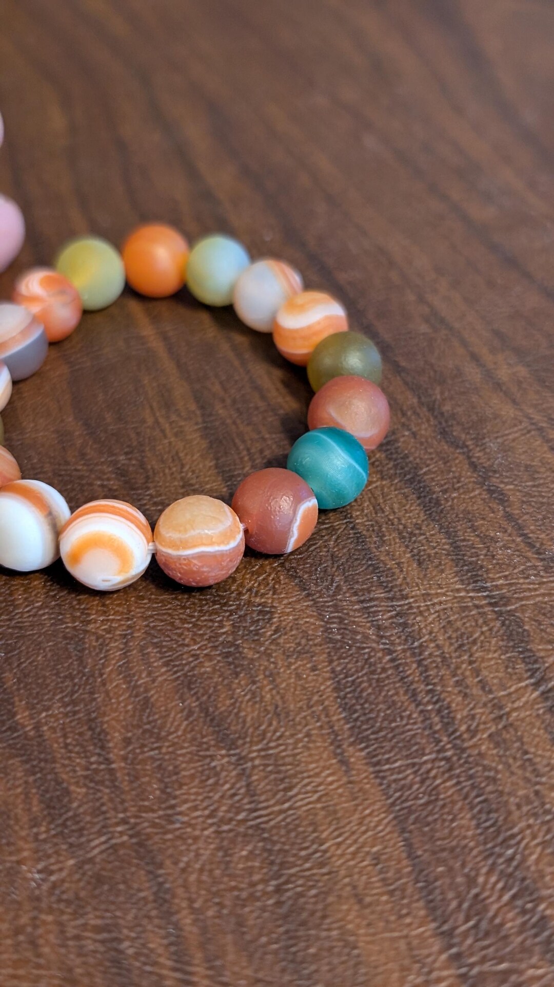 Gobi Desert Agate Panda Agate Mineral Specimen Beaded Bracelet Nurturer ...