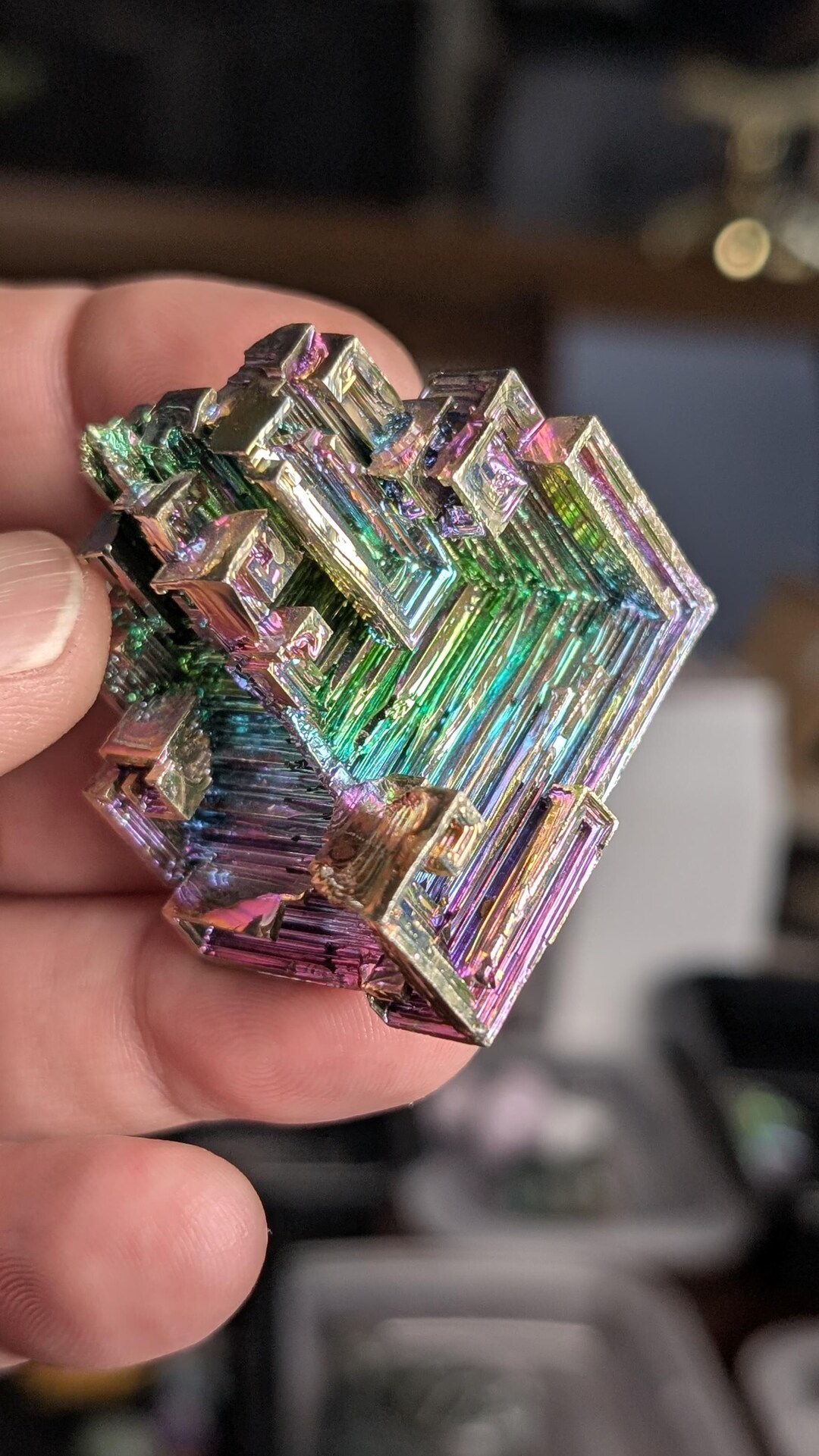 Rainbow Bismuth Titanium Formation Mineral 25a63 - Etsy