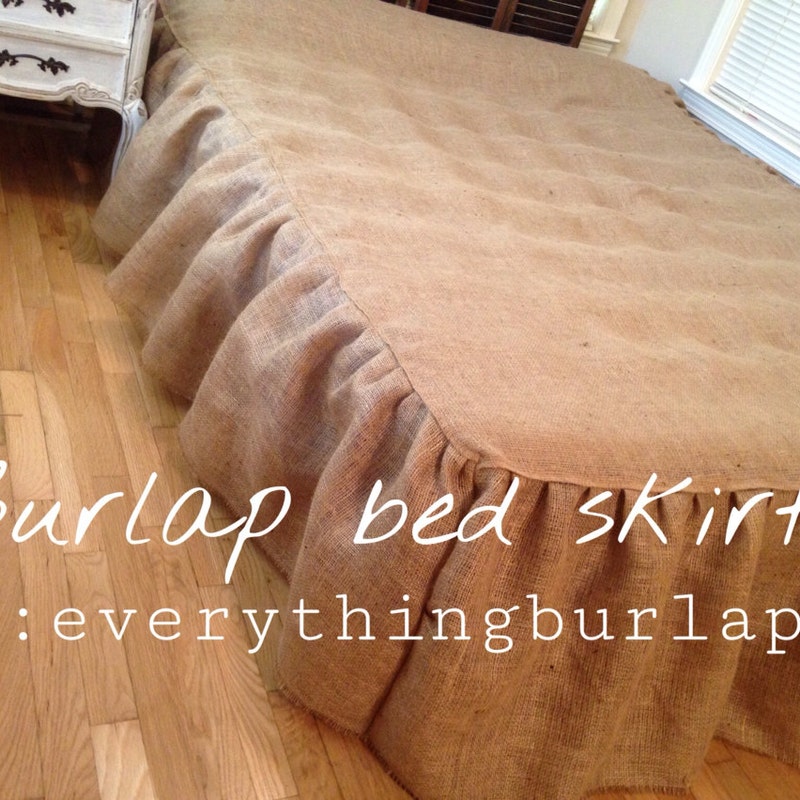 Burlap Bedding - Etsy