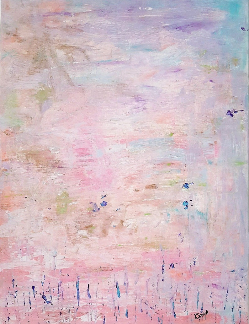 Someday, Saturday Painting, Impressions on Canvas, Pastel Acrylic ...