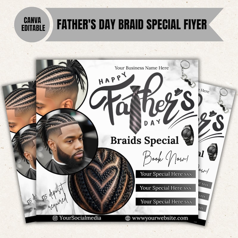 Barber Templates - Etsy