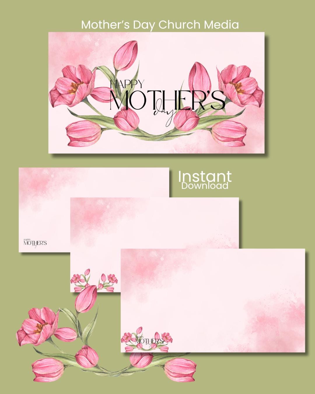 4 Mother's Day Church Graphics | Ready-to-use Presentation Slides ...