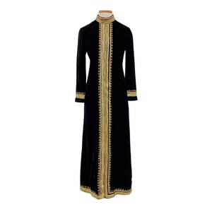 Vtg Vintage 60s Sara Fredricks High End Hand Beaded Crushed Black ...