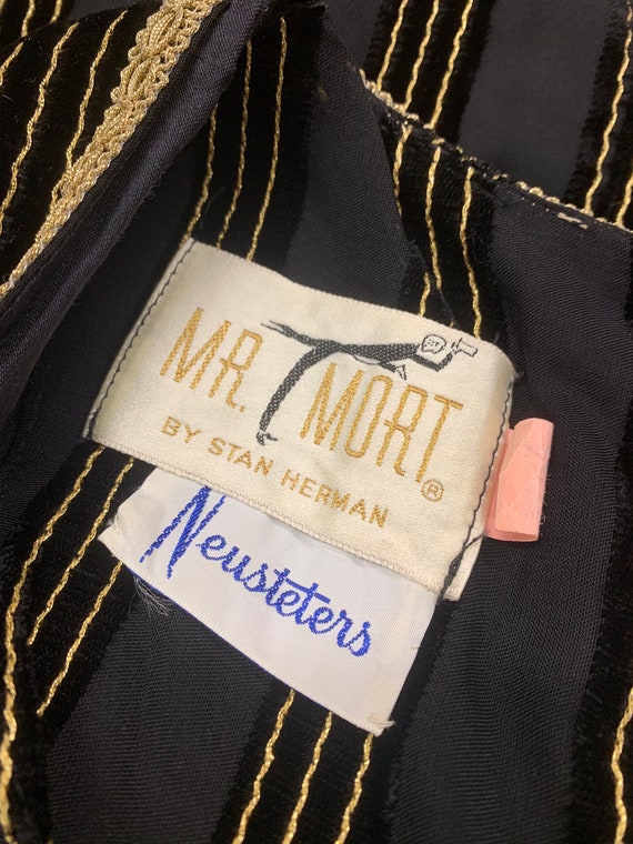 Vtg Vintage 1970s 70s Mr Mort Stan Herman Black And M… - Gem