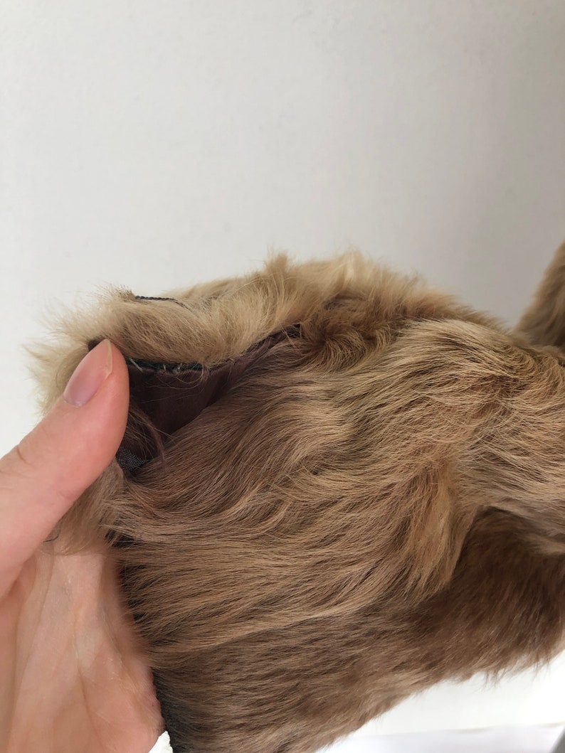 Vintage VTG 1930s 30s Goat Mink Light Brown Fur Coat Bakelite | Etsy