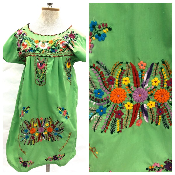 70s Mexican Dress - Etsy