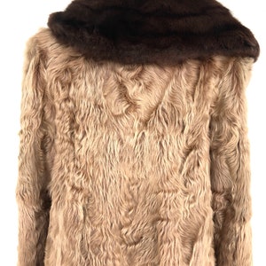 Vintage VTG 1930s 30s Goat Mink Light Brown Fur Coat Bakelite - Etsy