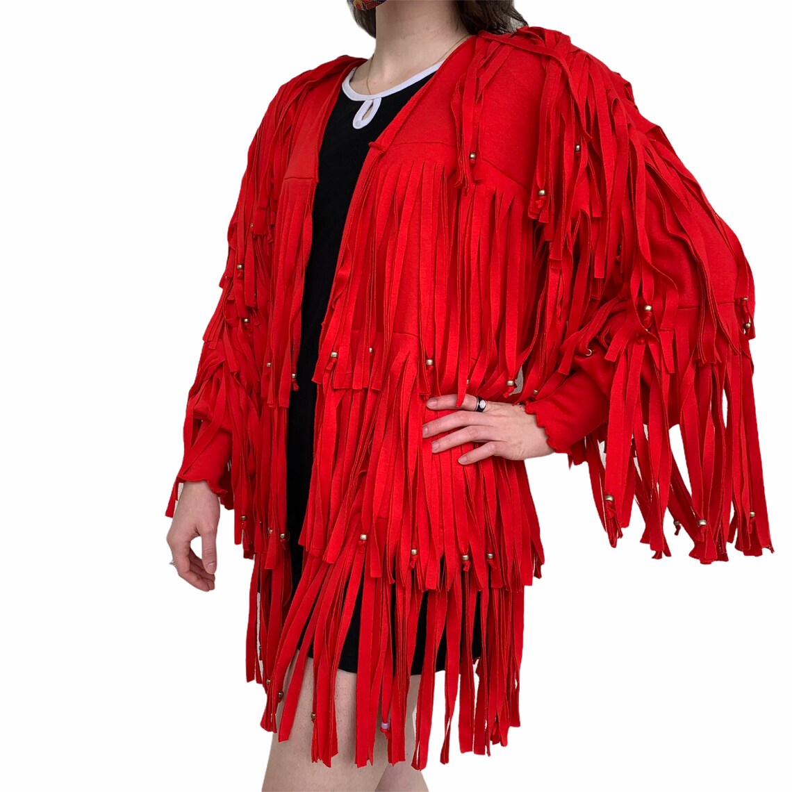 Vintage VTG 1980s 80s Red Color Me Clever Fringe Fringed - Etsy