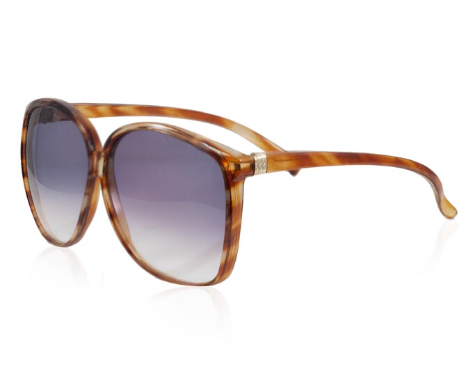 Vintage VTG 1970s 70s Brown Gradient Oversized Shades Sunglasses - Etsy