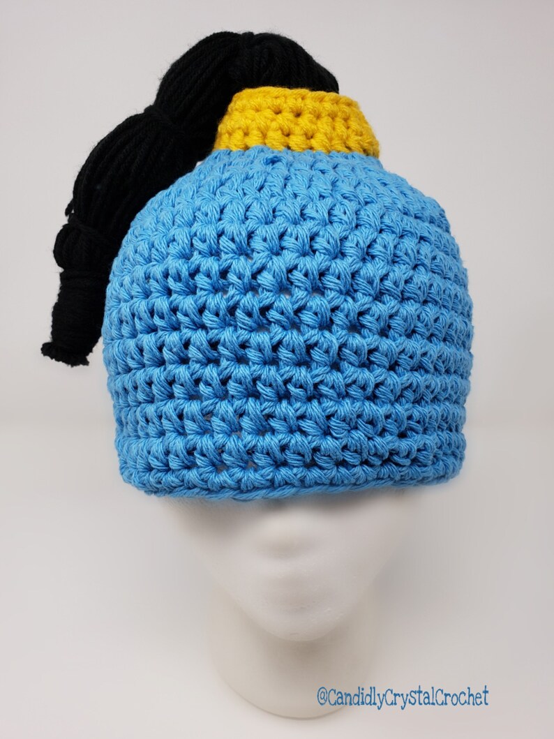 Blue Genie aladdin Crochet Hat Character Hat Gag Hat | Etsy