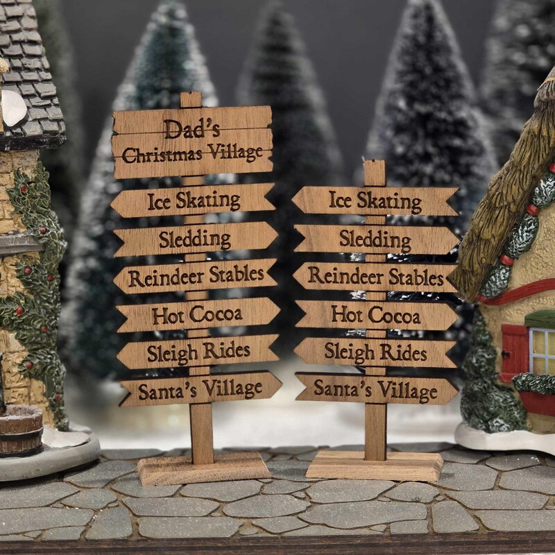 Christmas Directional Sign - Etsy