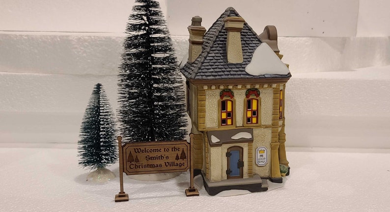 Custom Christmas Village Welcome Sign Welcome to Our Village - Etsy