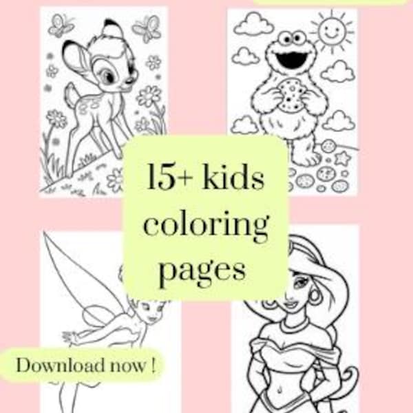 Coloring Pages . - Etsy