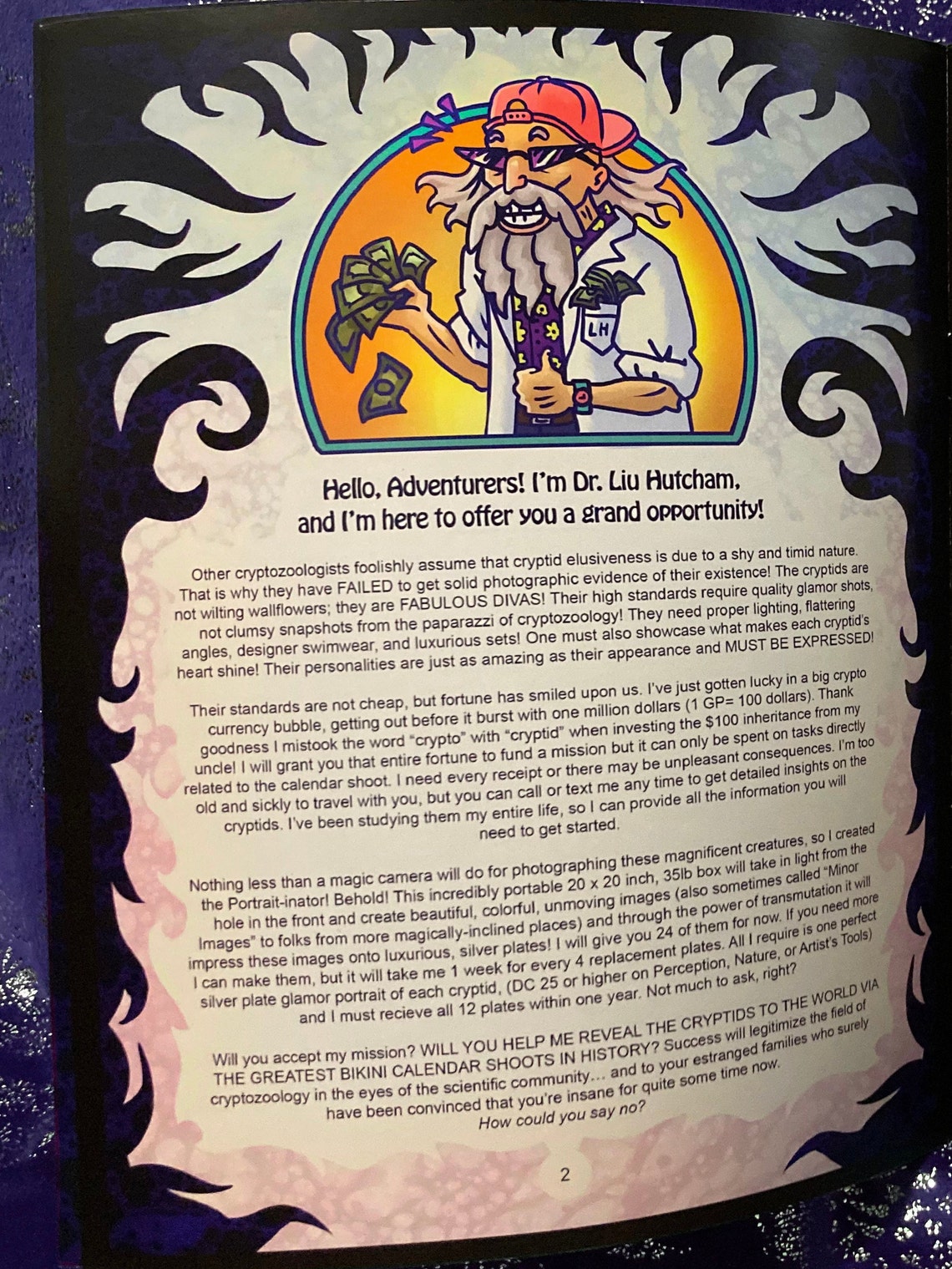 Curvy Cryptids Monster Manual and Adventure 5e D&D - Etsy