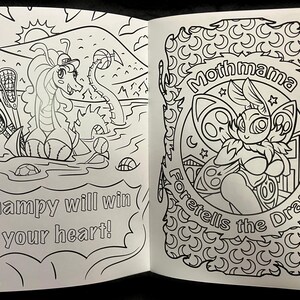 Curvy Cryptids Coloring Book