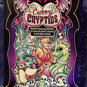 Curvy Cryptids Monster Manual and Adventure 5e D&D - Etsy