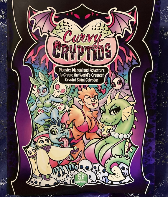 Curvy Cryptids Monster Manual and Adventure 5e D&D - Etsy