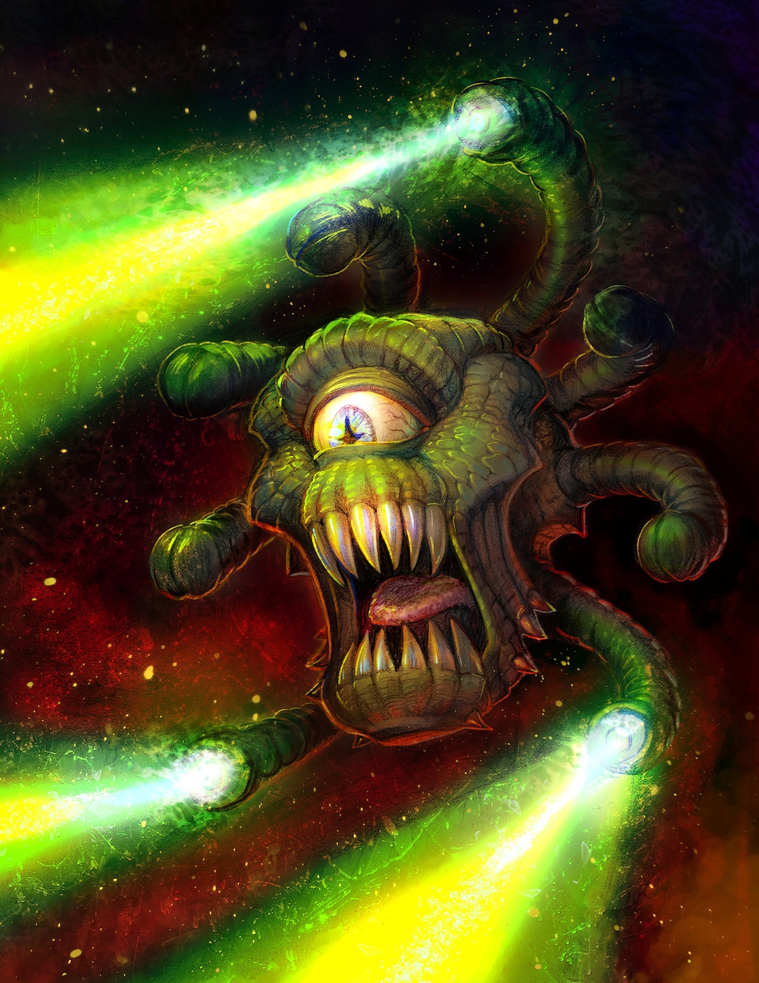 Art Print- in the Eye of the Beholder IS DOOM - Etsy