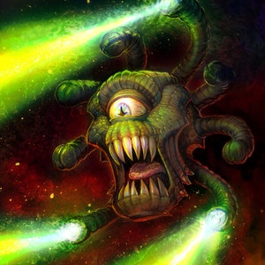 Art Print- in the Eye of the Beholder IS DOOM - Etsy