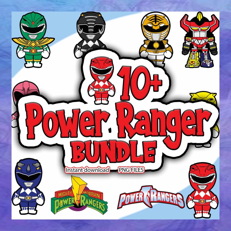 Mighty Morphin Power Rangers Svg, Power Svg, Ranger Png, Power Rangers ...