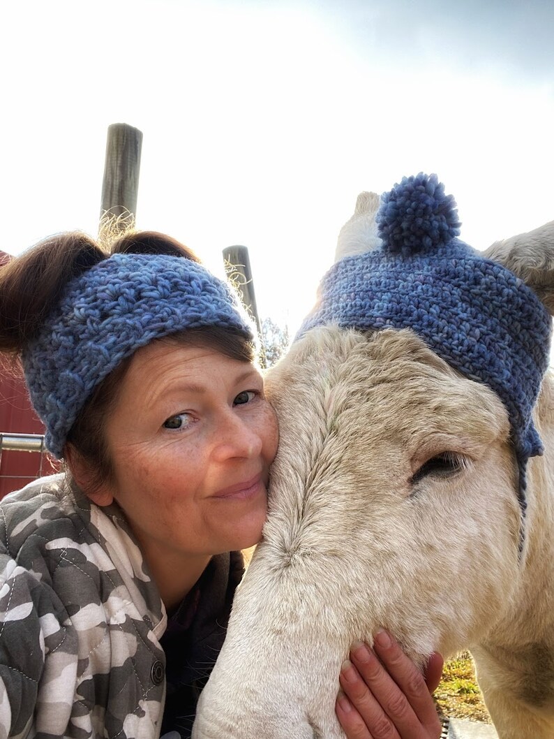 CUTE Donkey Hat Crochet Pattern and Video Tutorial! Beginner Crochet ...