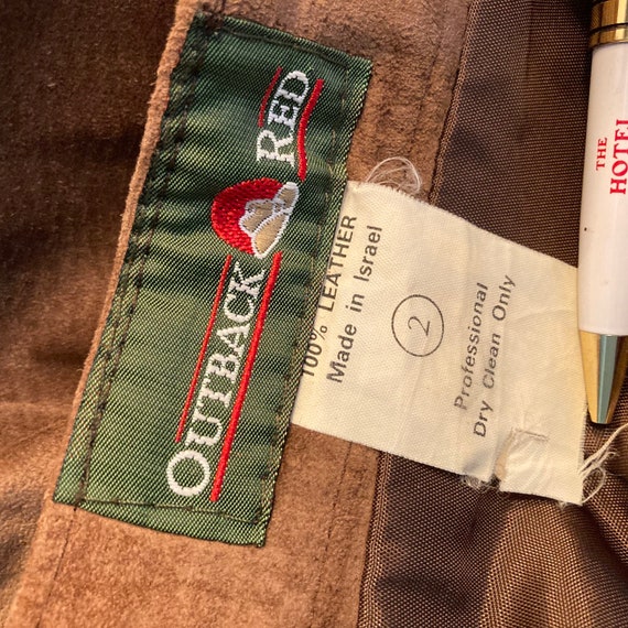 Leather Maxi Skirt, Vintage Outback Red Brown Suede, … - Gem