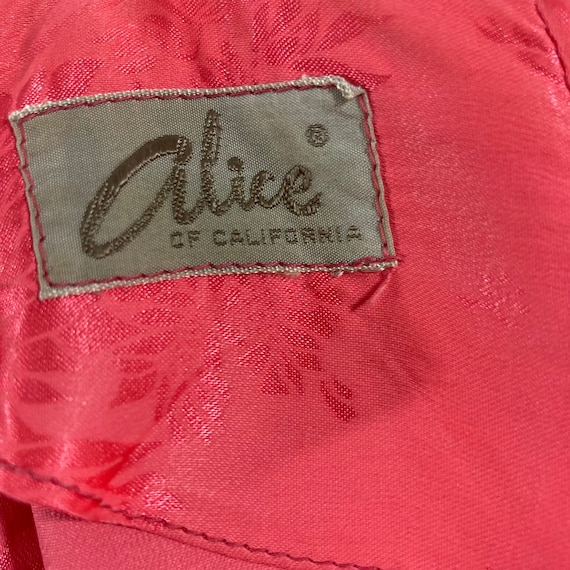 Vintage 1960’s Alice of California Pink Cheongsam Dre… - Gem