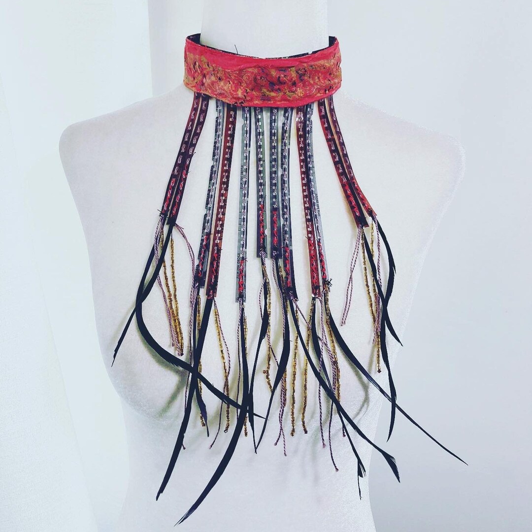 Choker Necklace Unique One of a Kind Statement Jewelry Photo Shoot ...