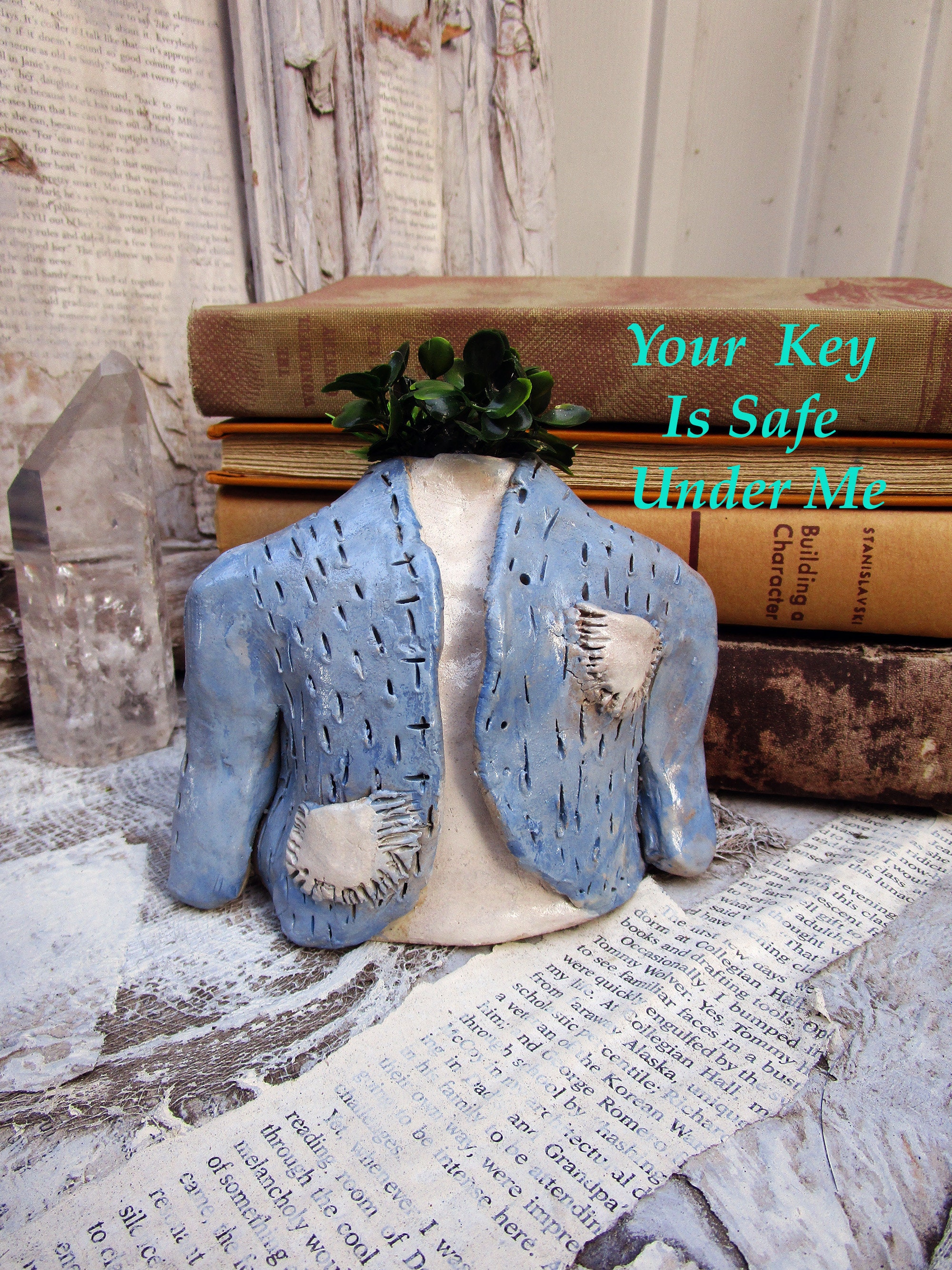 Hide a Key Man Torso Sculpture Figurine Home Decor 5.00 | Etsy