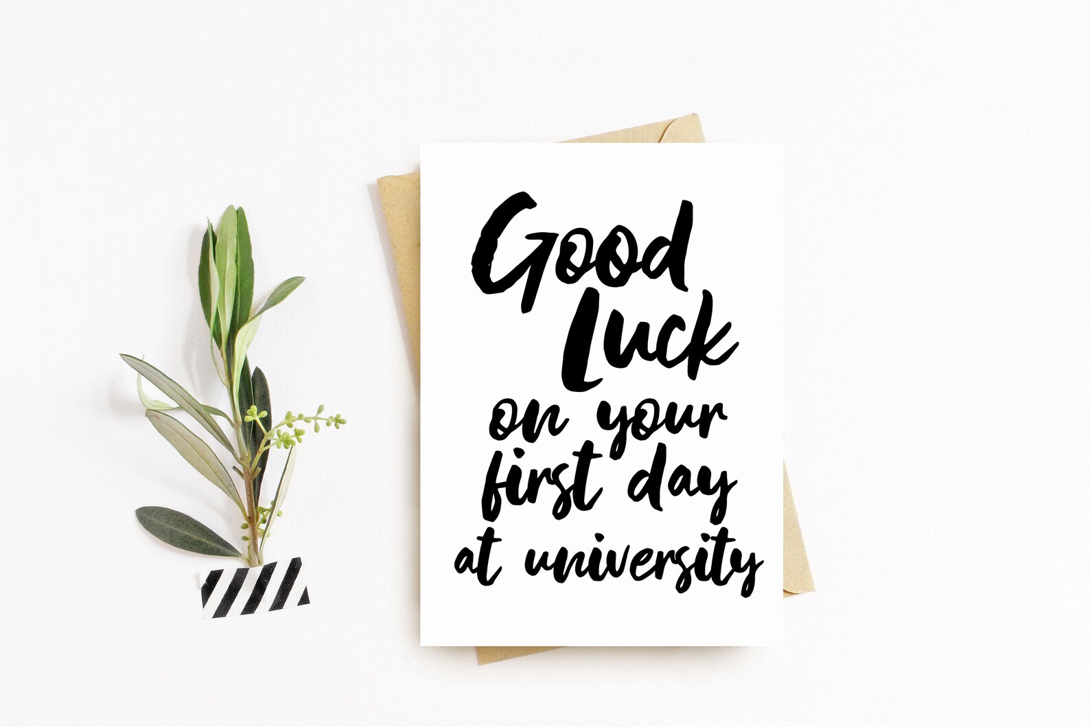 Good Luck at Uni Card Wishing You the Best of Luck Card | Etsy