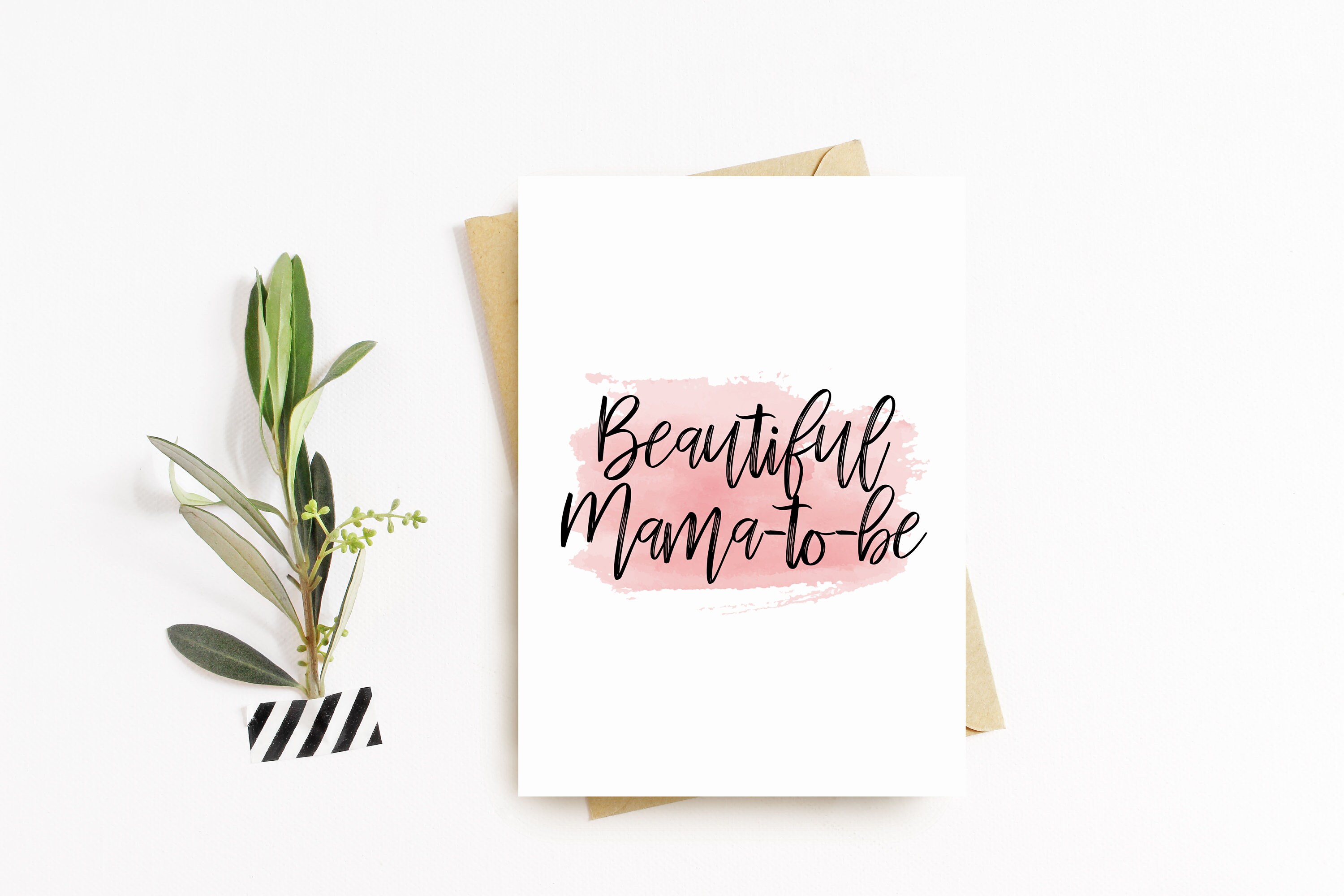 Mama to Be Greeting Card - Expectant Mum, Mother, Mum to Be, Pregnant ...
