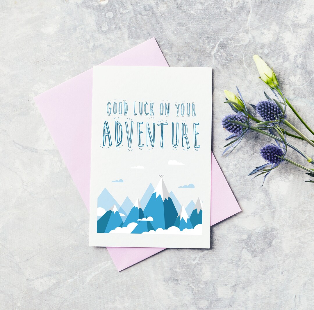 Good Luck Card - Wishing You the Best of Luck Card, Leaving Card ...