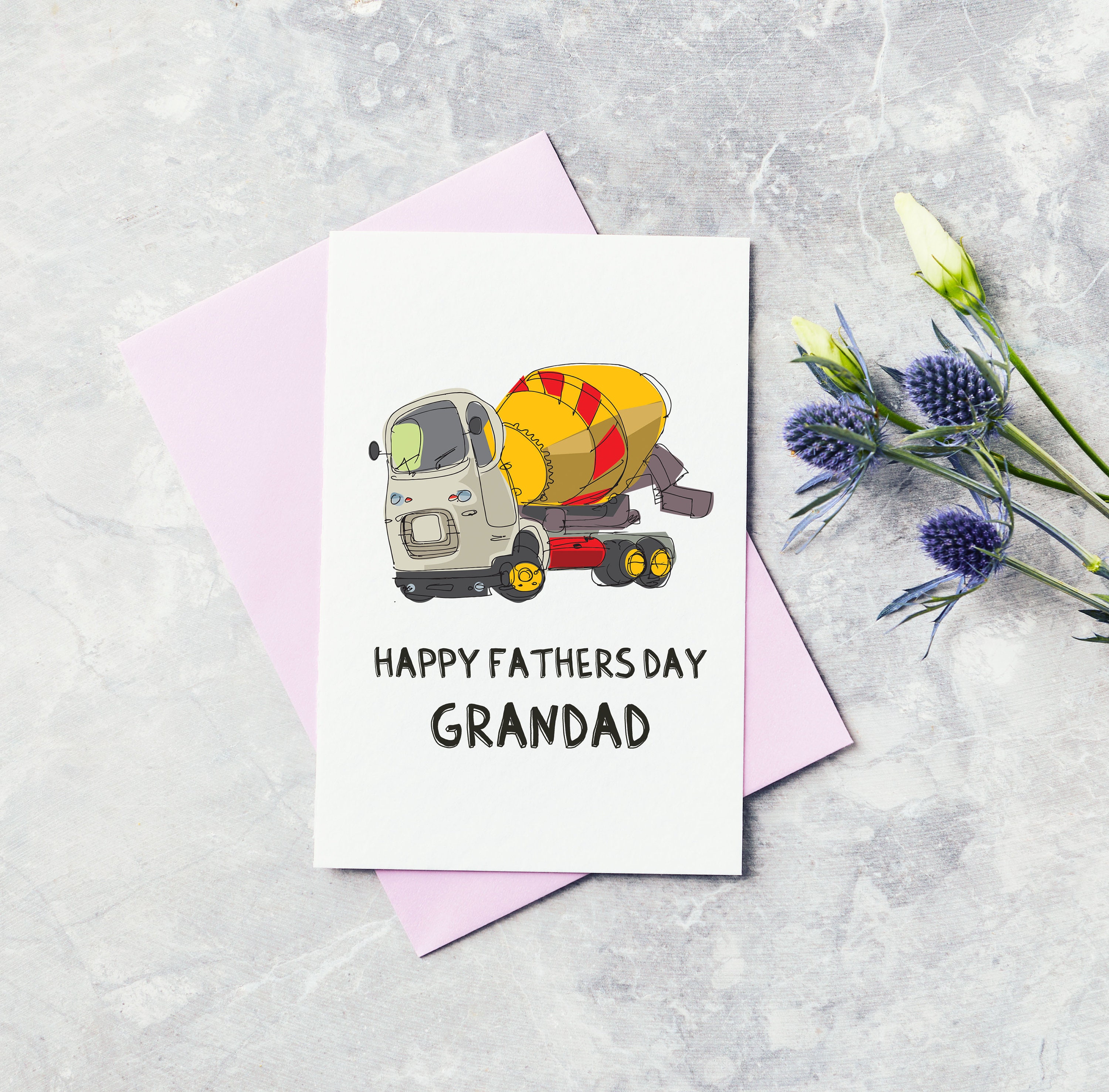 Fathers Day Greeting Card Dad Daddy Grandad Grandpa - Etsy