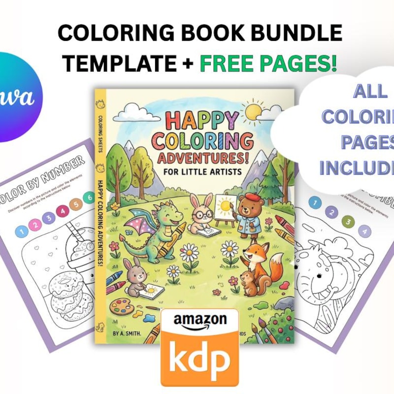 Coloring Book Covers - Etsy