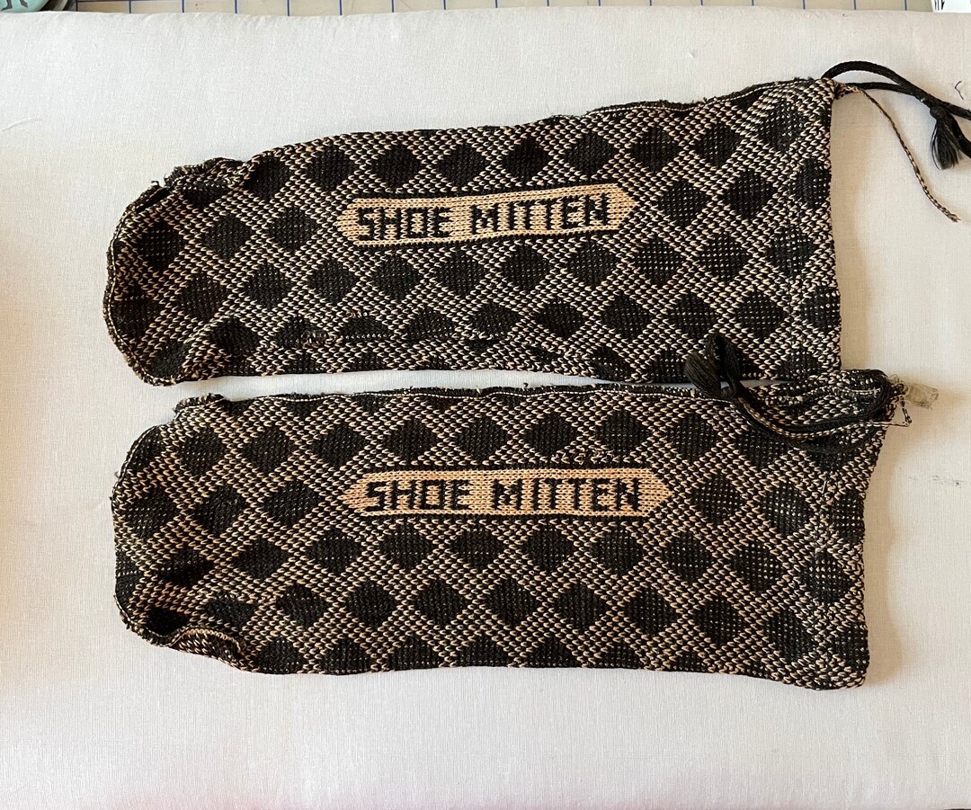 Antique Shoe Mittens Vintage Shoe Protectors - Etsy