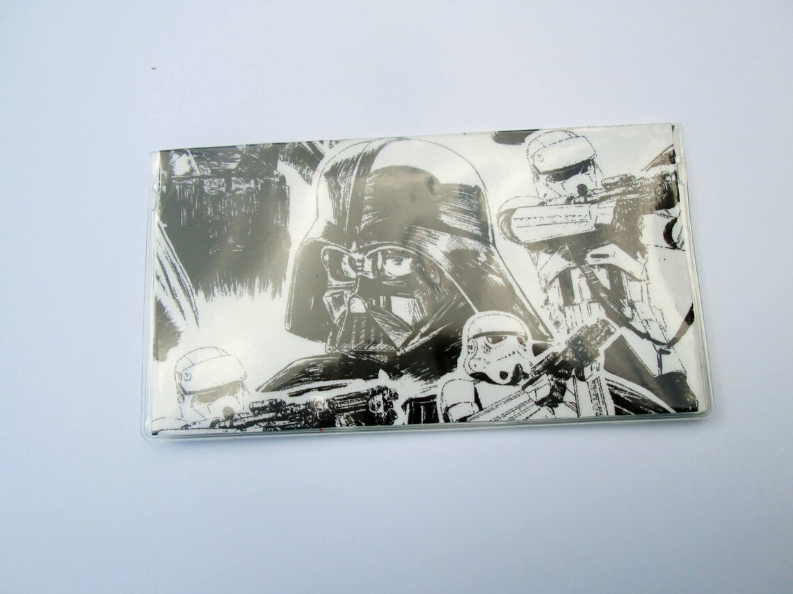 CHECKBOOK COVER Star Wars Millennium Falcon Fabric Han Solo - Etsy