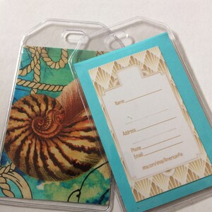 CHECKBOOK COVER Jellyfish Fabric With Vinyl Protector Case Handmade ...