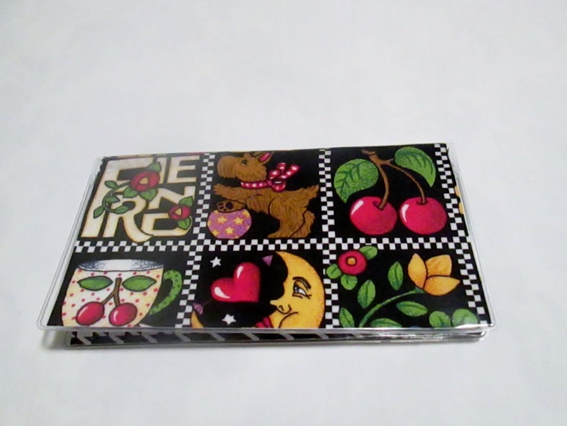 Checkbook Cover Rare Out of Print Mary Engelbreit Vintage Colorful ...