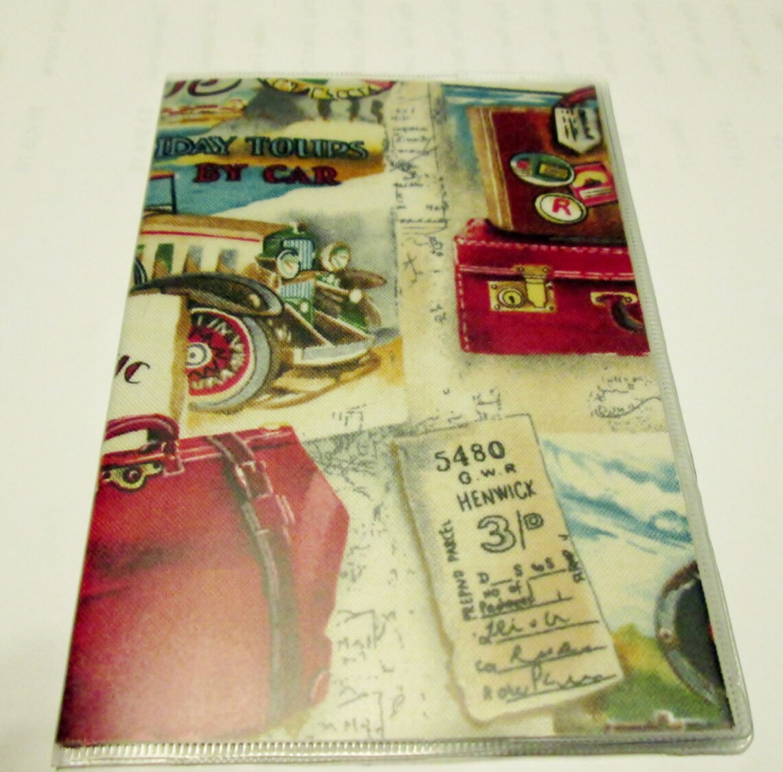Passport Cover Vintage Europe Travel Fabric & Vinyl Protector - Etsy