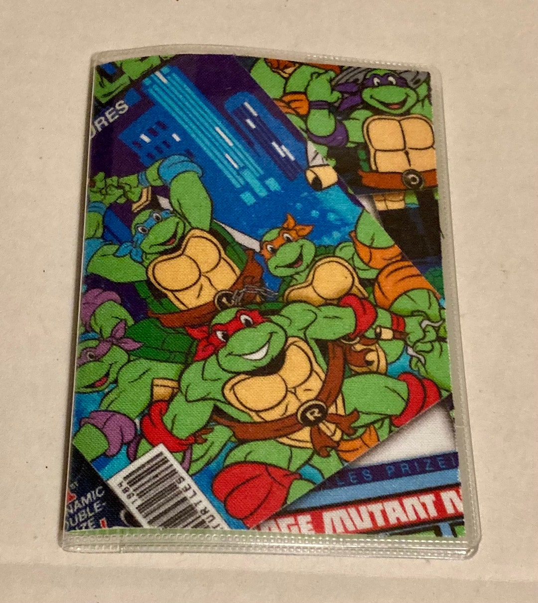TMNT Teenage Mutant Ninja Turtles Passport Cover Fabric Travel ...