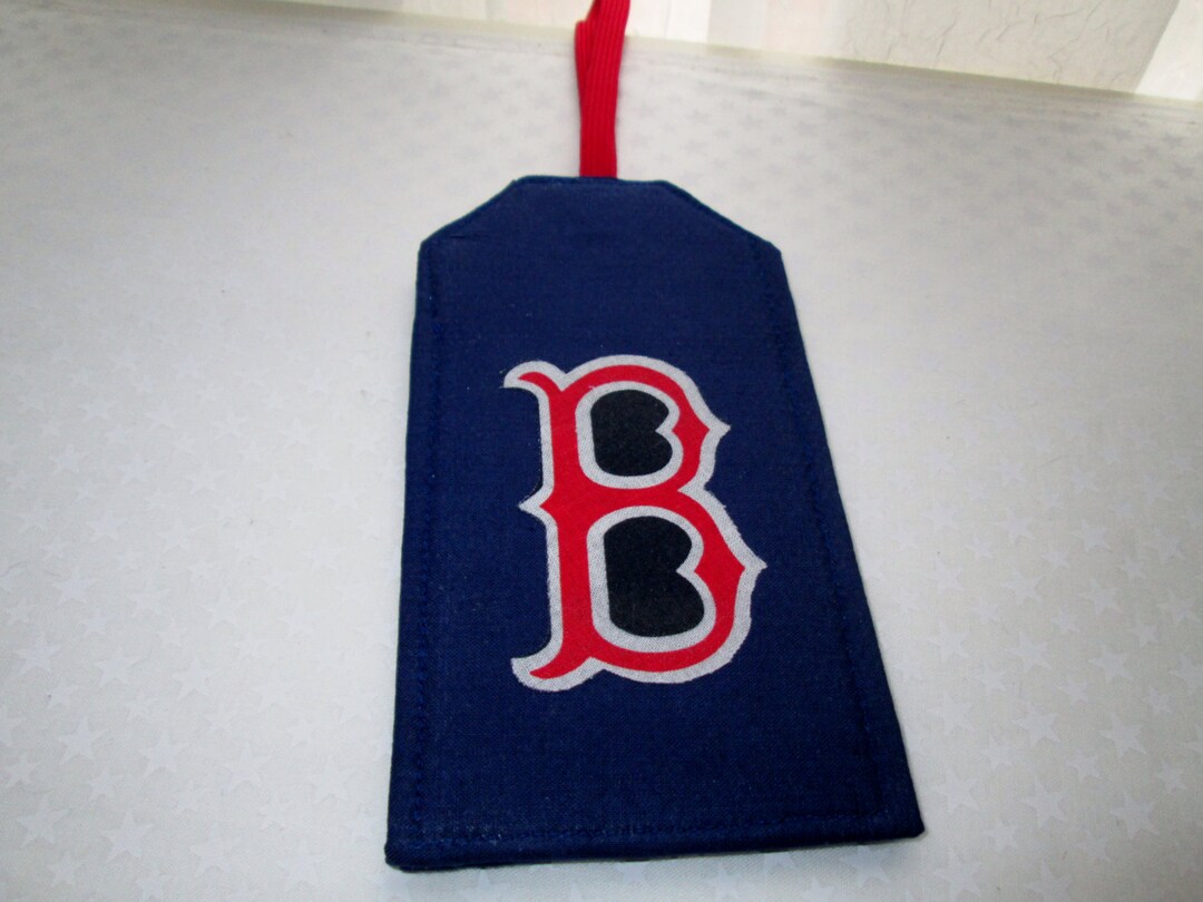 Boston Red Sox Luggage Tag Gift Card Holder ID Golf Bag Athletic Bag ...