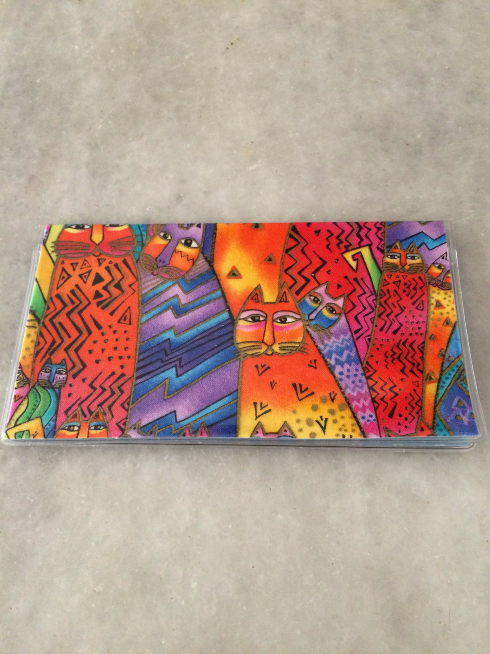 Checkbook Cover Laurel Burch New 2019 Fabric Frolicking | Etsy