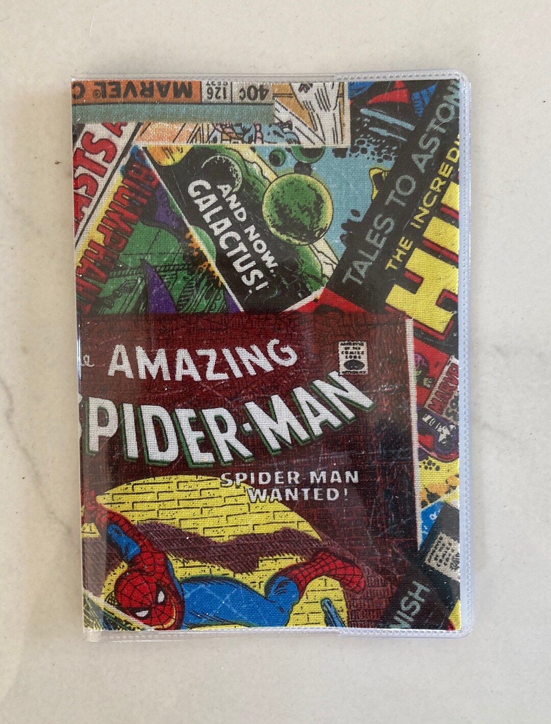 Spiderman Marvel Retro Comics Passport Cover Child Boy Geek Travel ...