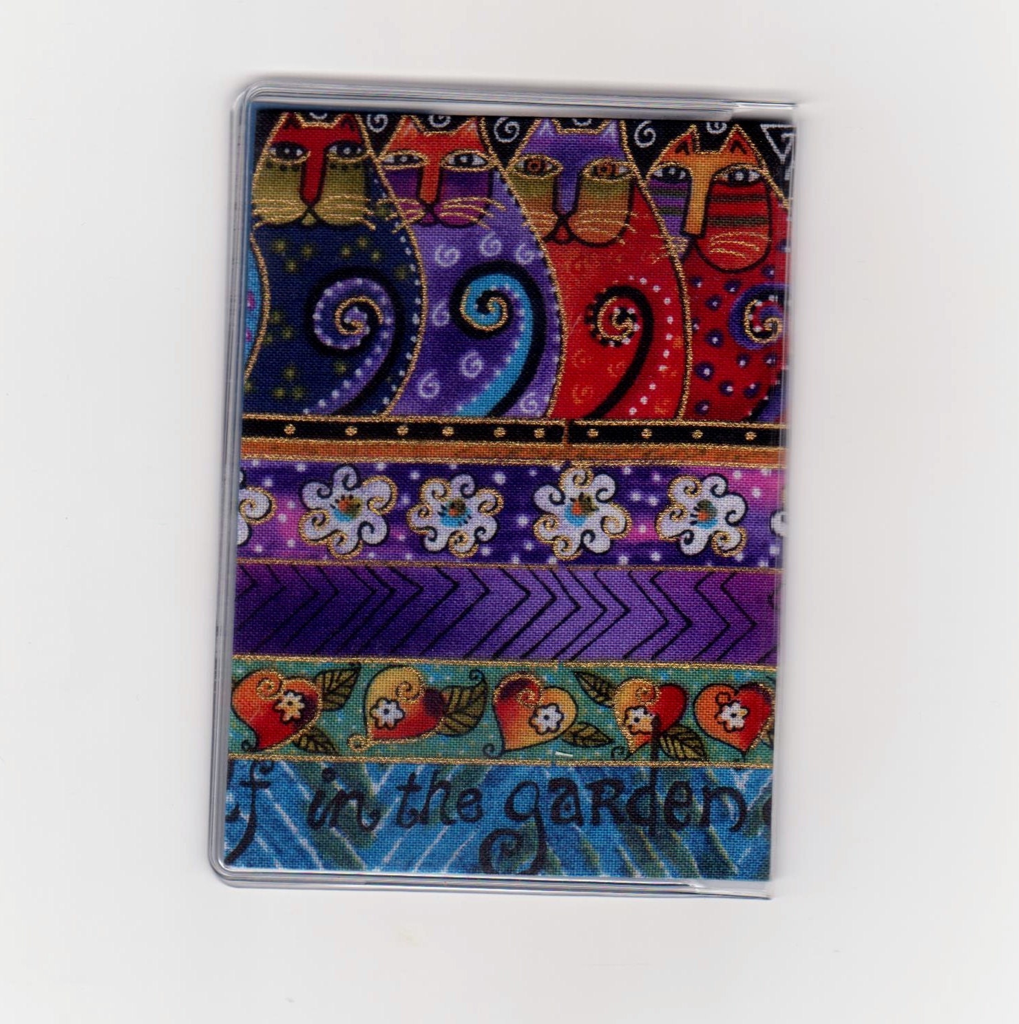 Mini Wallet Gift Card Holder Library Books Fabric & Vinyl - Etsy