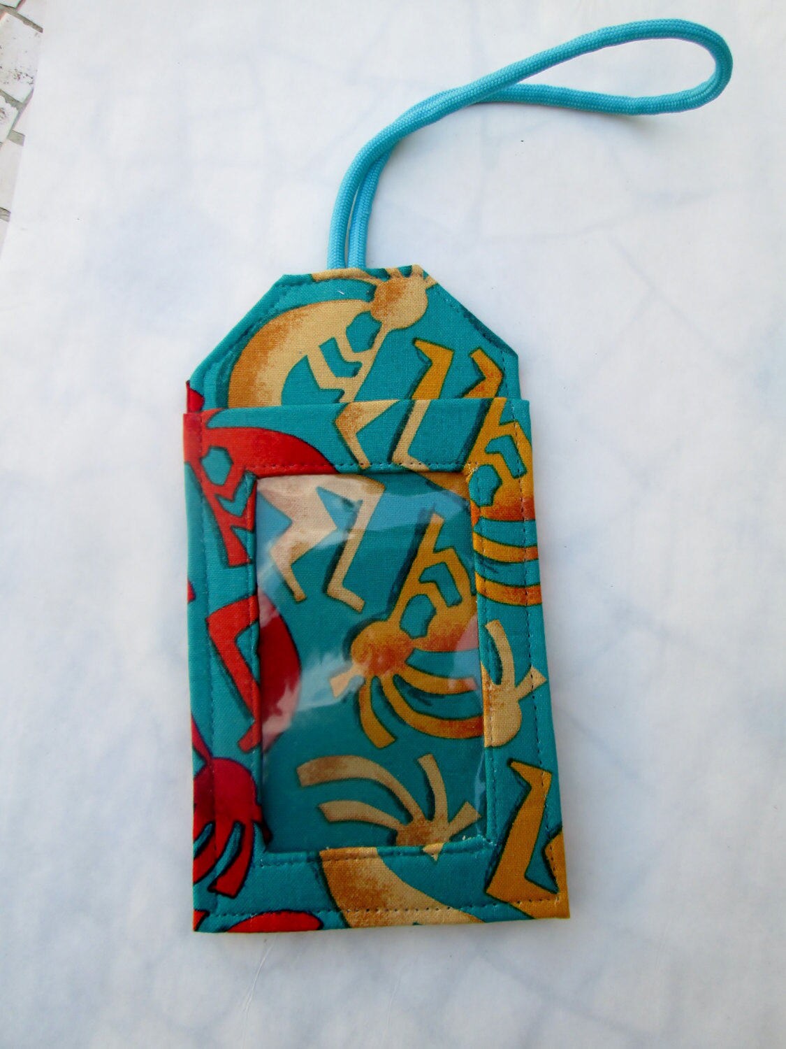 Kokopelli Luggage Tag Southwestern Native American Fertility | Etsy