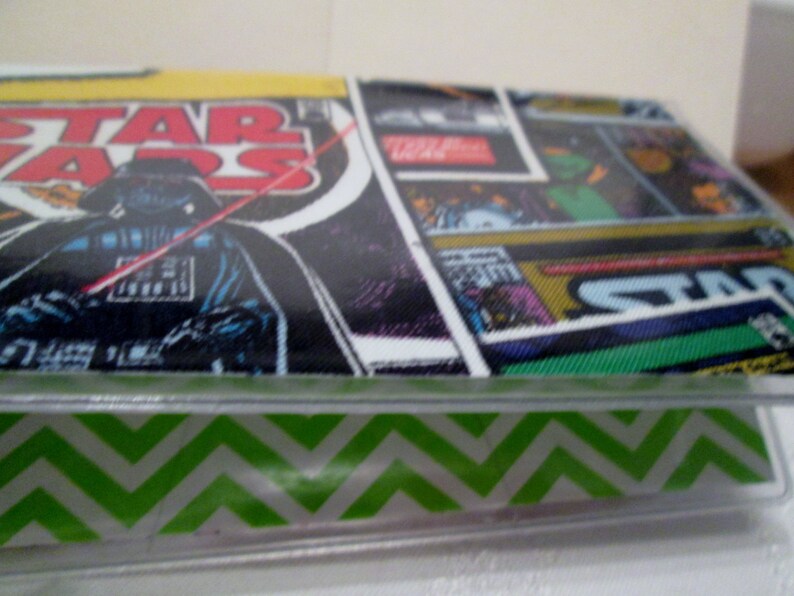 CHECKBOOK COVER Star Wars Millennium Falcon Fabric Han Solo Luke ...