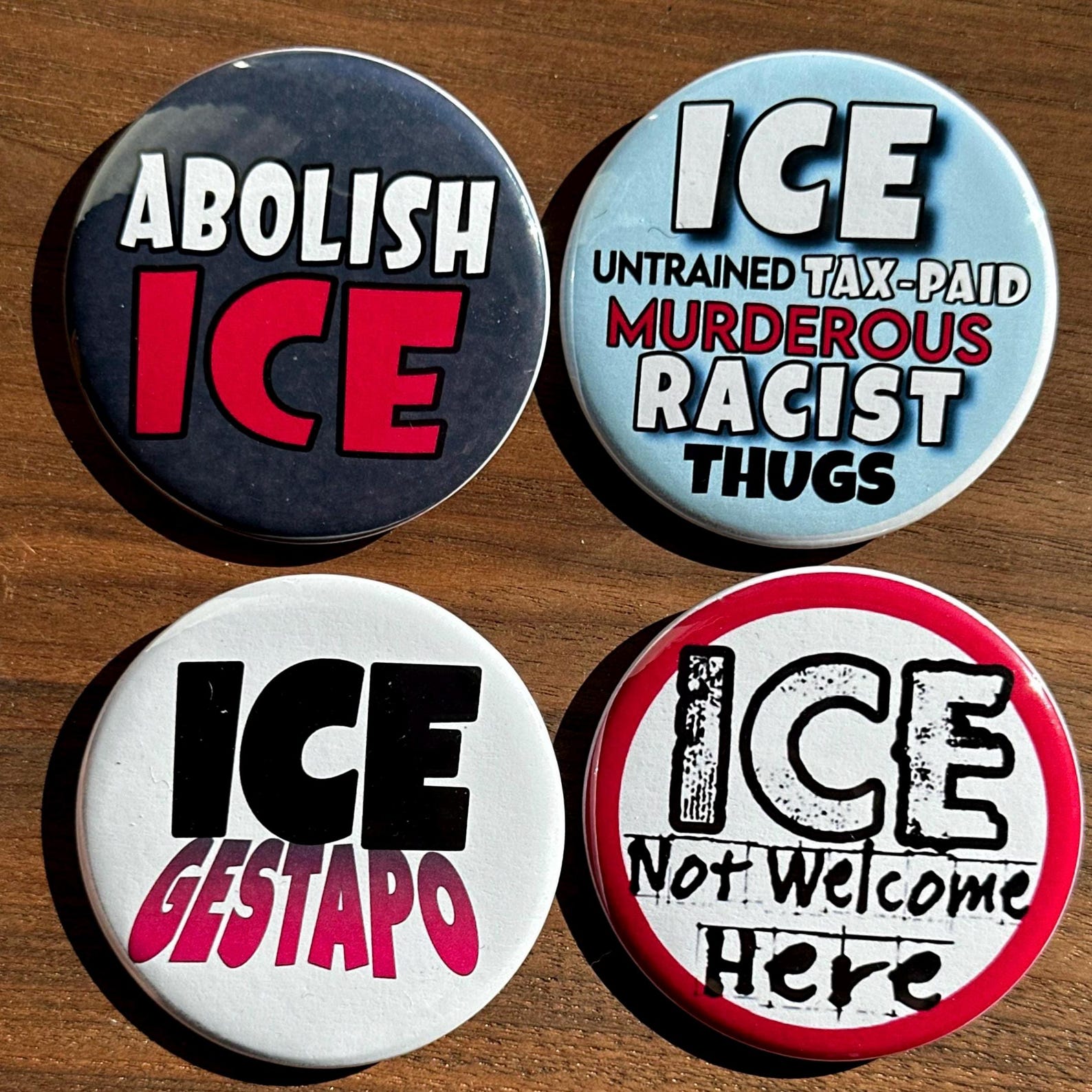 ICE Pack - 4 Buttons - Etsy